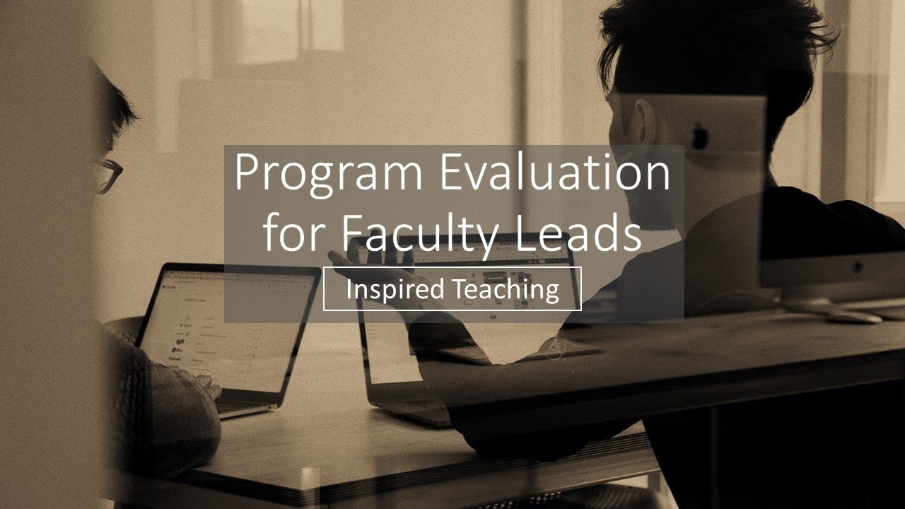 MacPFD: Program Evaluation for Faculty Leads