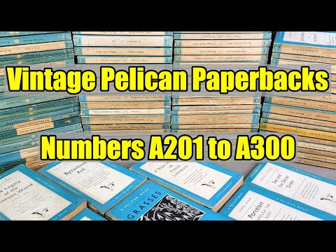 Vintage Pelican Paperbacks - Numbers A201 - A300 - Post-War Penguin Books Non-Fiction!