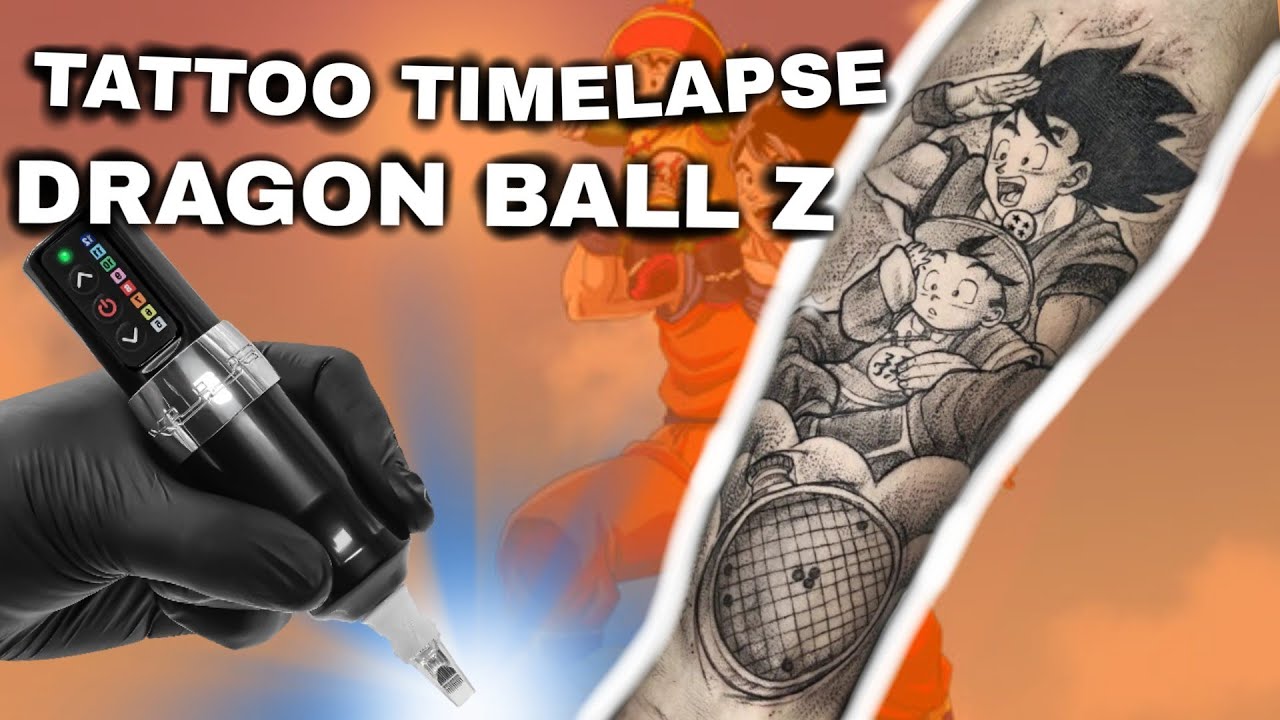 GOKU E GOHAN - Timelapse Tattoo
