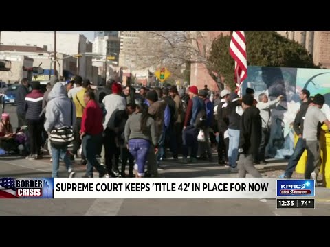 U.S. Supreme Court keeps Trump-era border restriction in place for now