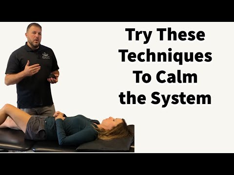 Try these techniques to calm stress and general body aches and pains.
