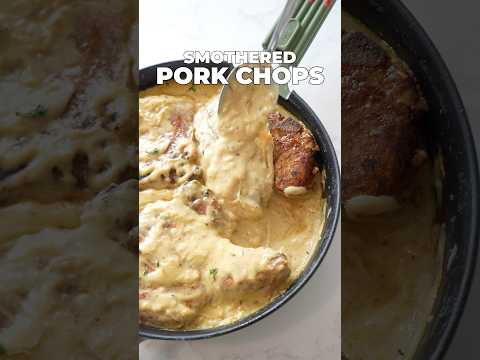 How to make the best southern smothered pork chops #recipe