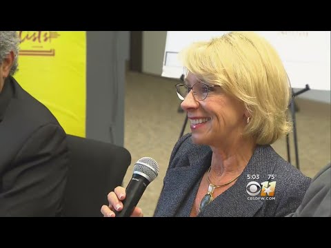 US Secretary Of Education Betsy DeVos In Big D