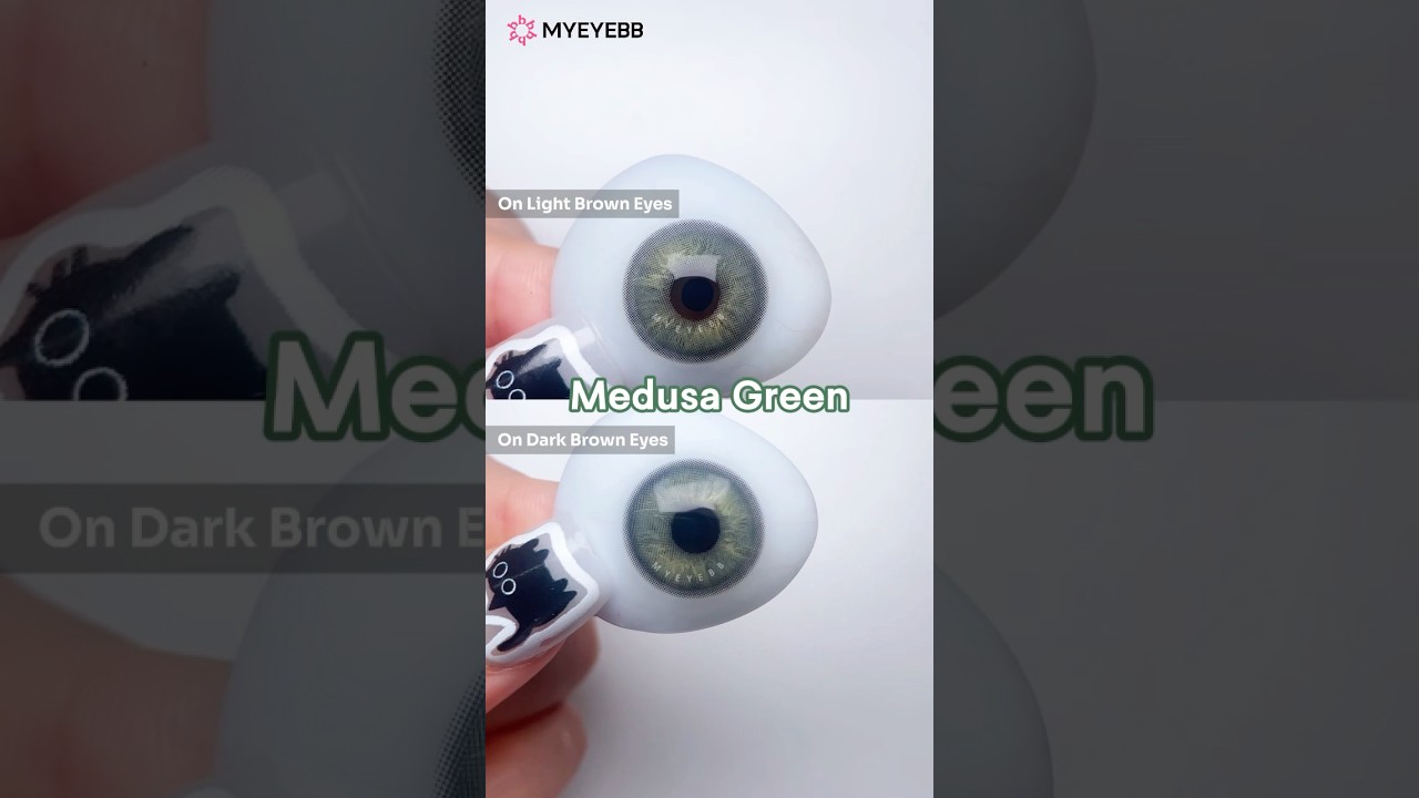 Medusa Series Best For Light Brown Eyes And Dark Brown Eyes #colorcontactlenses
