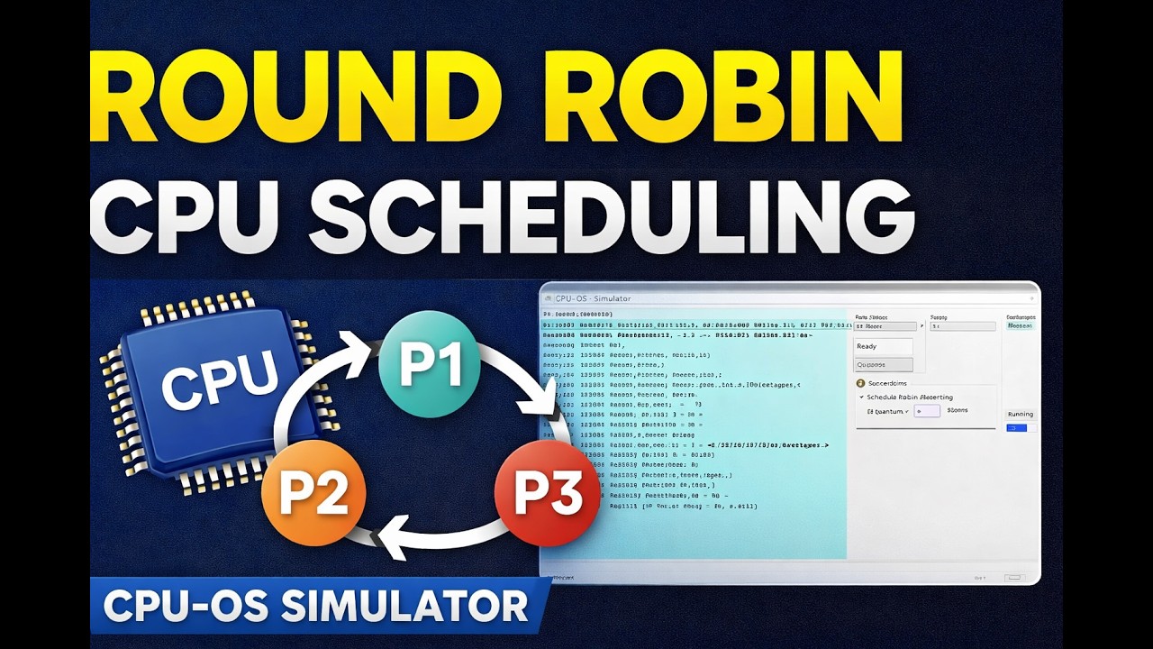 CPU Scheduling Simulation | Round Robin Algorithm using CPU-OS Simulator