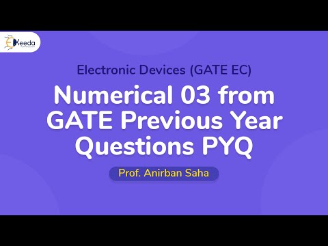 Numericals 03 from GATE Previous Year Questions (PYQ) Video Lecture - Electronics and ...