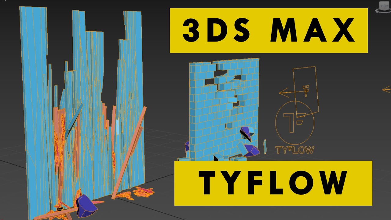 TyFlow/3ds max Destruction Tutorial