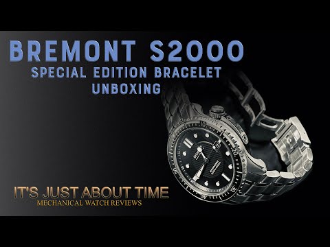 Bremont S2000 special edition bracelet unboxing