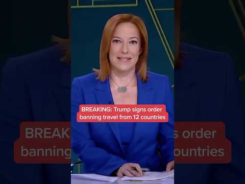 Trump signs order banning travel from 12 countries
