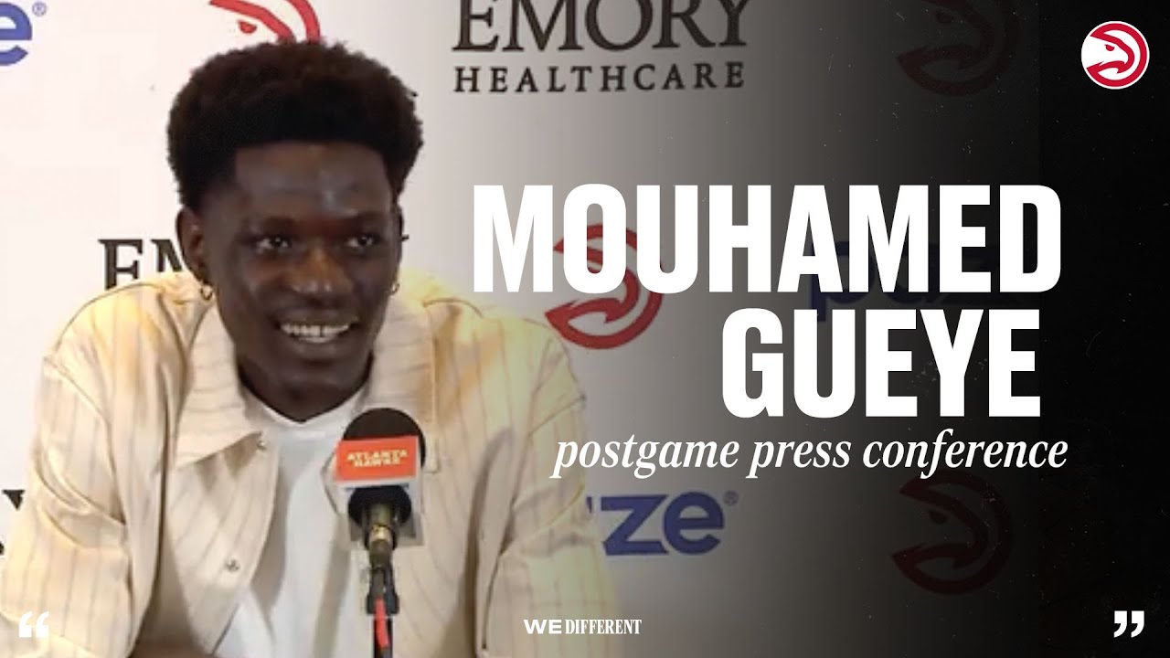 Hawks vs. Lakers Postgame Press Conference: Mouhamed Gueye