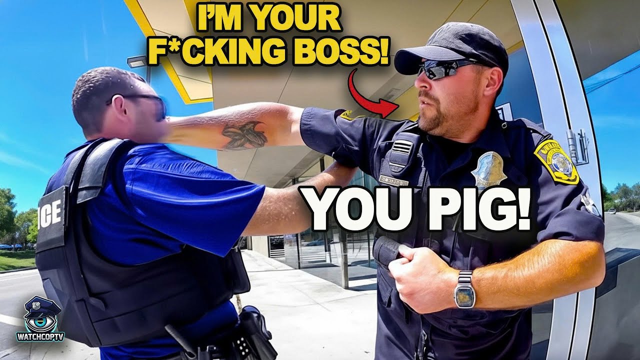 When Cops Get Embarrassed By Higher Authority! | Cop Gets Arrested