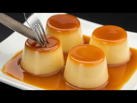 Caramel pudding with only 3 ingredients❗ dessert prescription