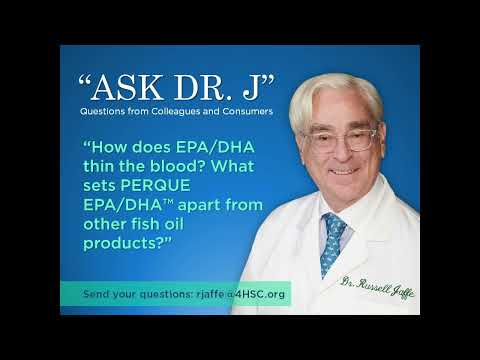 How Does EPA/DHA Thin Blood?