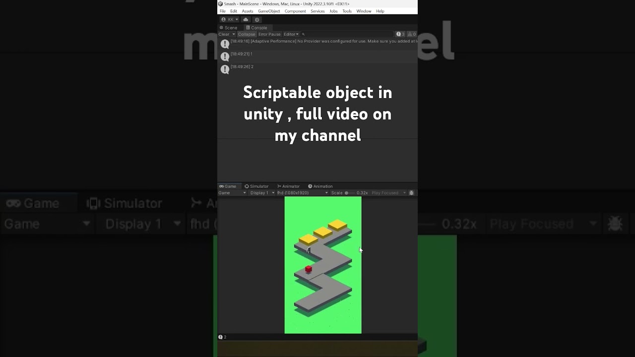 Scriptable object in #unity #tutorial #coding