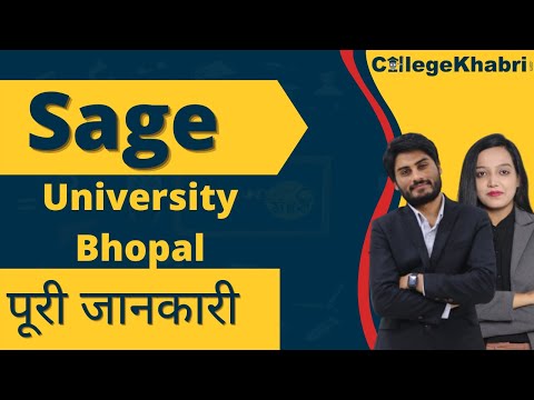 Sage University Bhopal | Admission | Fees | Course | Placements | Full Review