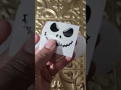 Making Jack Skellington Christmas Ornaments