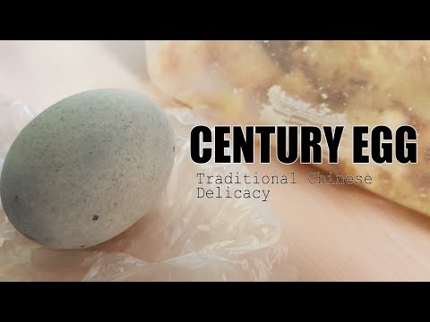 Israelis try century egg Chinese Delicacy