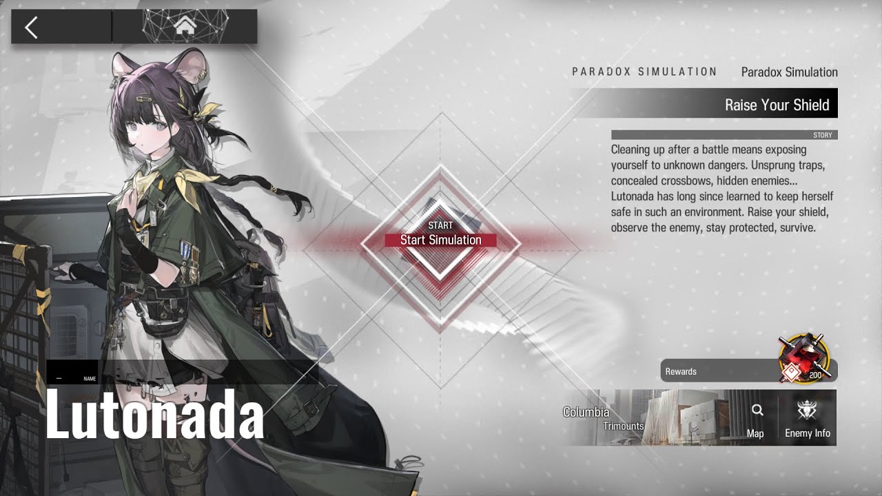 Arknights Paradox Simulation Lutonada Guide