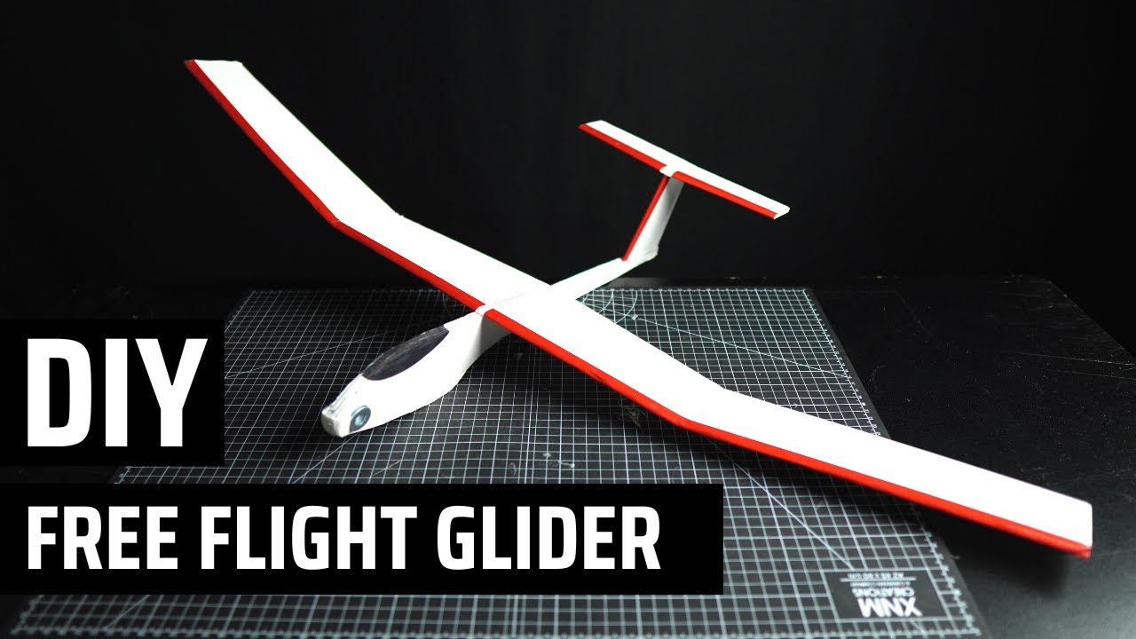 How to Make a Free Flight Foam Glider: The simplest way EVER!