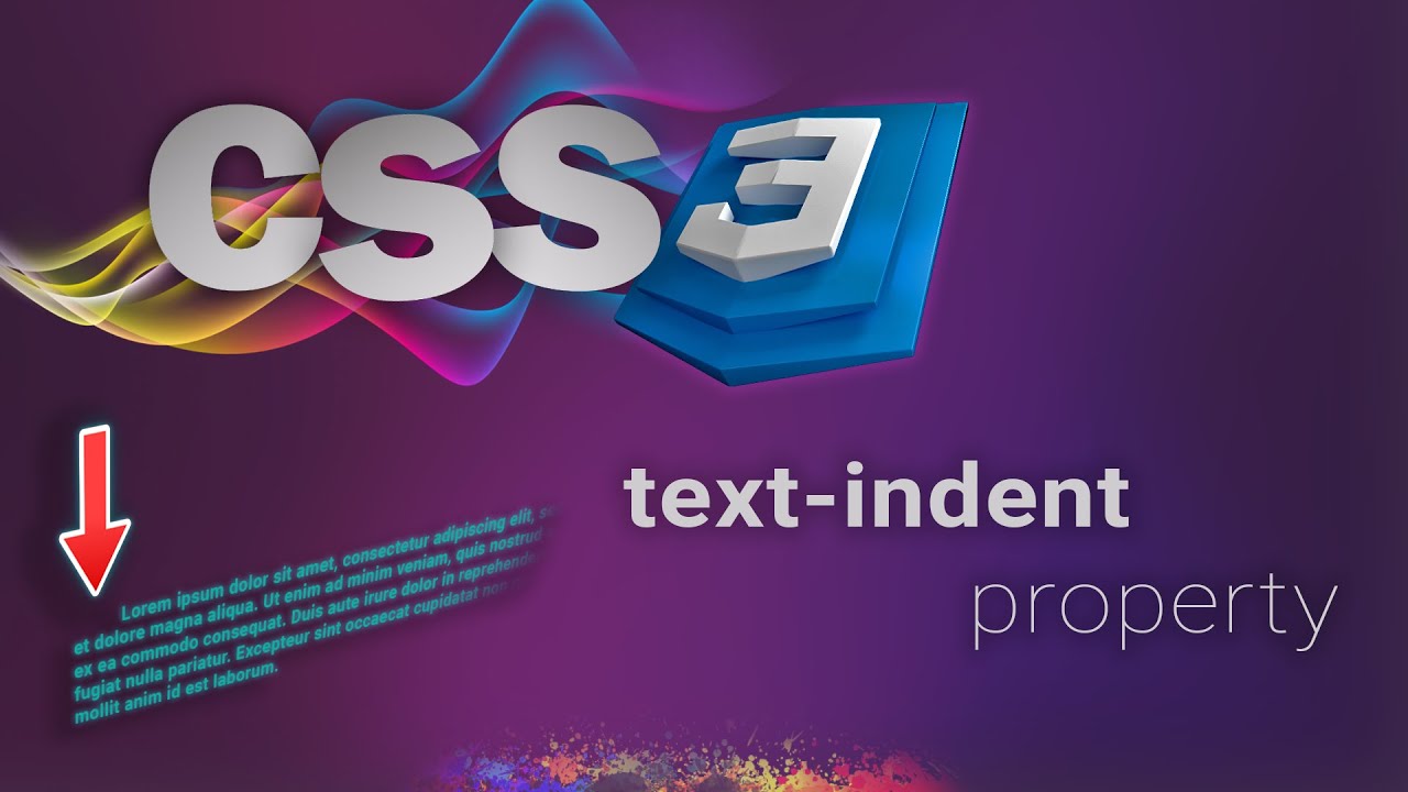 CSS for beginners 56: text-indent property