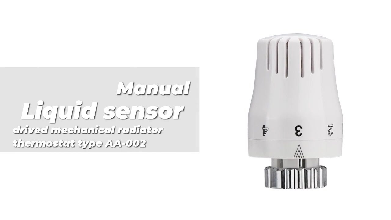 Liquid sensor drived mechanical radiator thermostat type AA-002