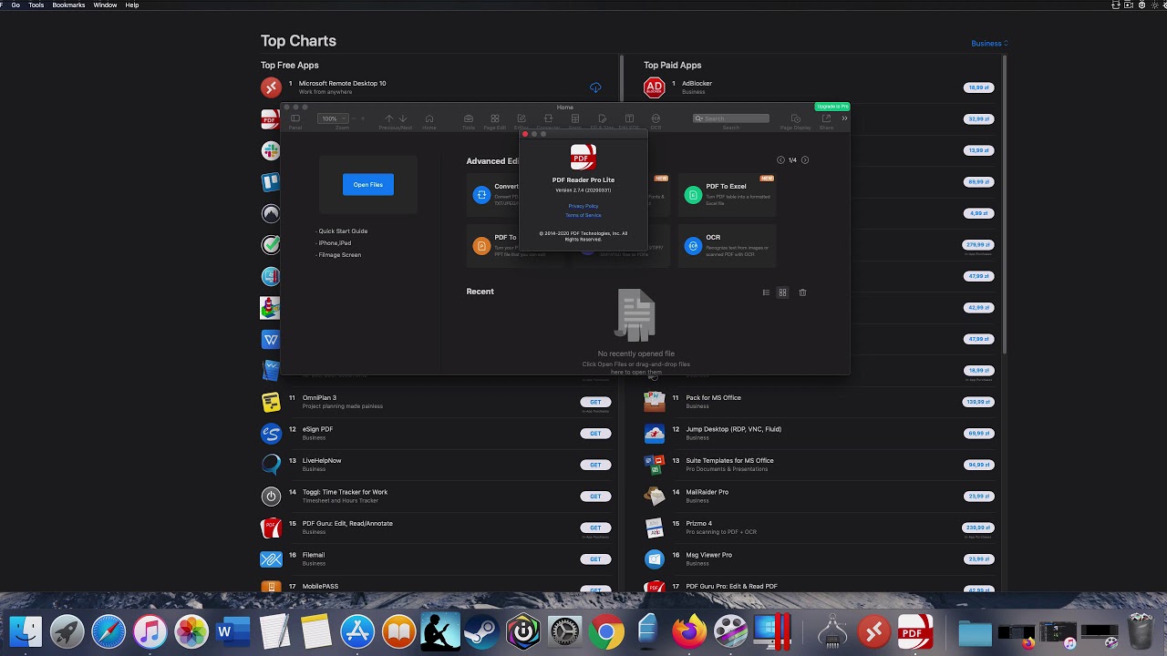 PDF Reader Pro Lite Edition [MAC] Basic Overview - Mac App Store