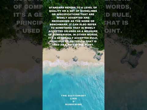 what is standard / Standard Meaningš¤ #standard #viral #shorts