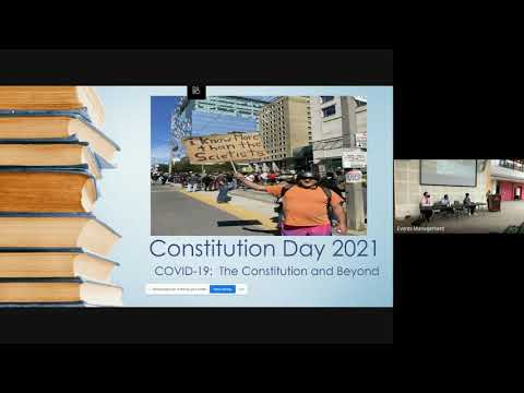 Constitution Day Panel Discussion - COVID-19: The Constitution and Beyond