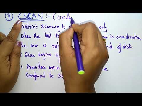 Learn CSCAN disk scheduling algorithm | Example | OS | Lec 74 | Bhanu Priya - Mind Luster