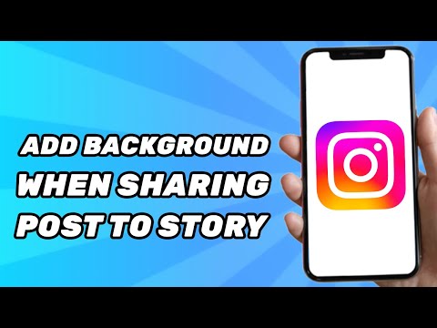 How to Add Background When Sharing Post to Instagram Story (2025)
