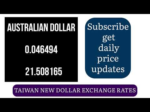 Exchange Rate Dollar to Taiwan 23 August 2024