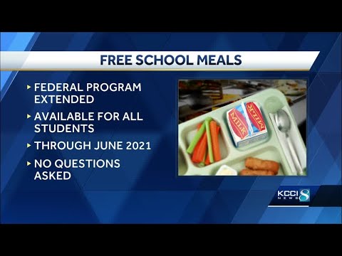 Federal lunch program extended for full school year