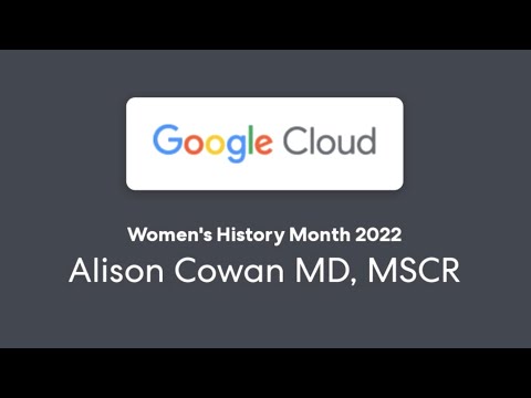 Alison Cowan MD, MSCR, celebrates Women's History Month