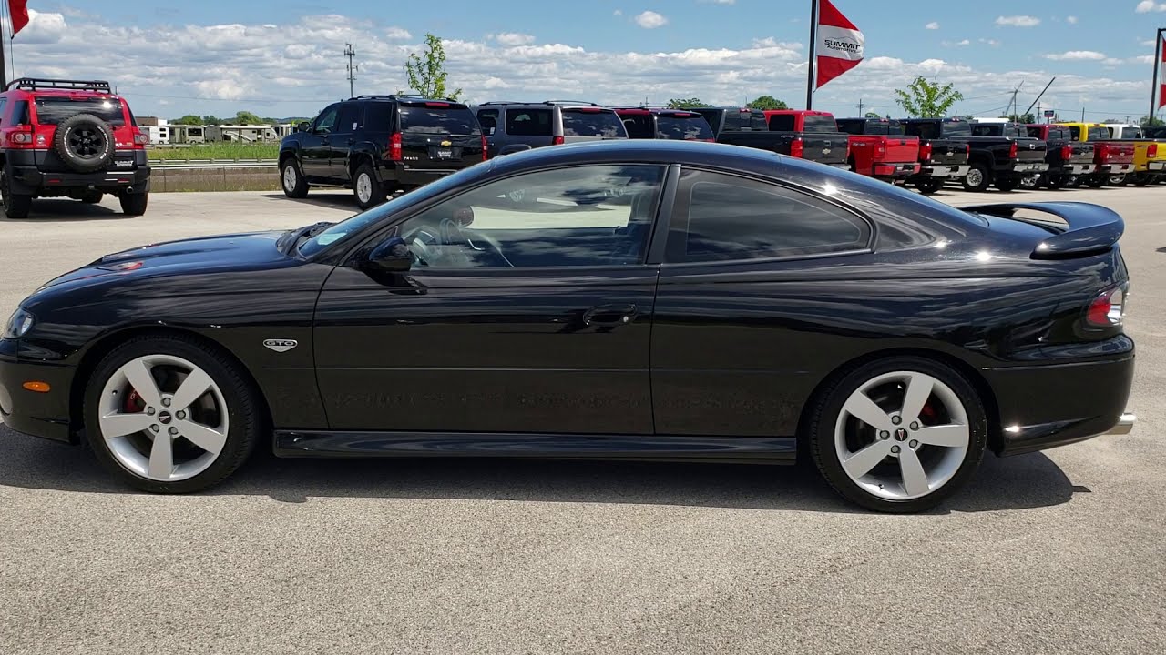 2006 PONTIAC GTO 6 SPEED PHANTOM BLACK PEARLCOAT WALKAROUND SOLD! 9610