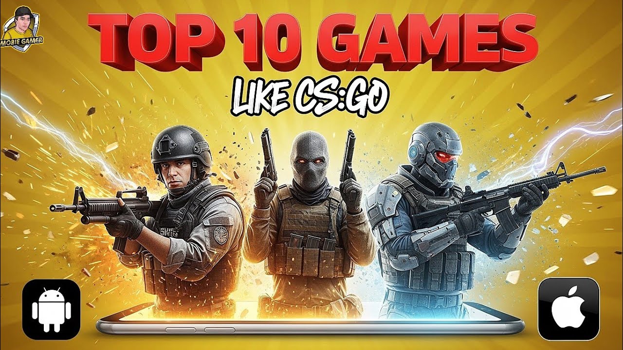 Top 10 Mobile Games Like CS:GO For 2025 | Android & IOS