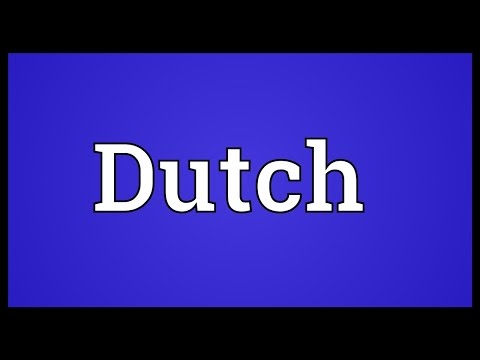 Dutch Meaning