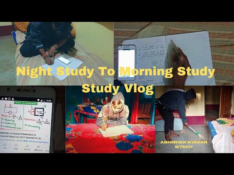 Study Vlog || Night ???? To Morning ???? Study Vlog || Abhi Study Vlog