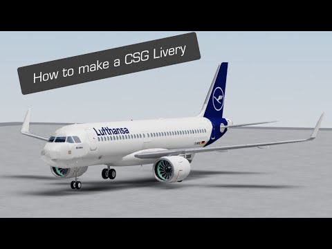 UPDATED | How to make a Basic CSG Livery | Roblox Studio Tutorial