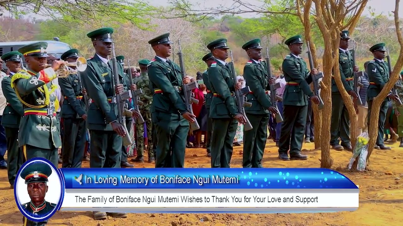 PSTC Staff Burial Party Procession | Farewell to SSGT Boniface Ngui
