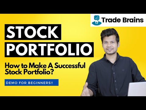Stock Portfolio Basics - How to build a diversified Portfolio? (HINDI) | Trade Brains Portal