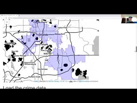 Case study with leaflet in R: Orlando Crime
