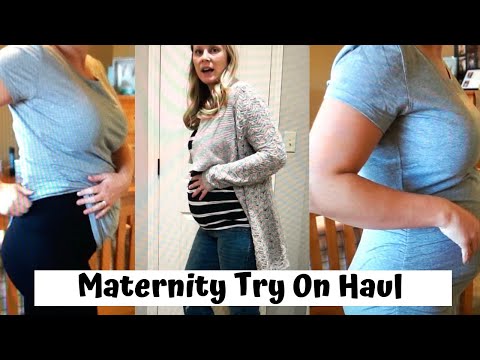 MATERNITY TRY ON // MOTHERHOOD MATERNITY & AMAZON // 27 WEEKS PREGNANT
