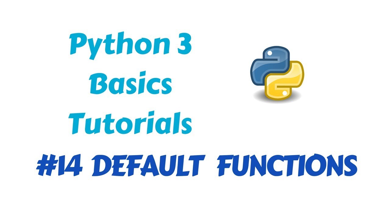 Programming in Python 3 -Function's with default Parameters