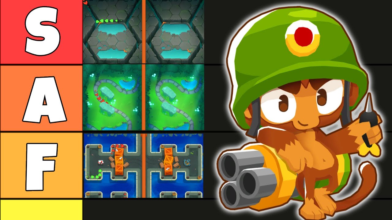 So I Ranked Every Map In Bloons TD Battles 2...