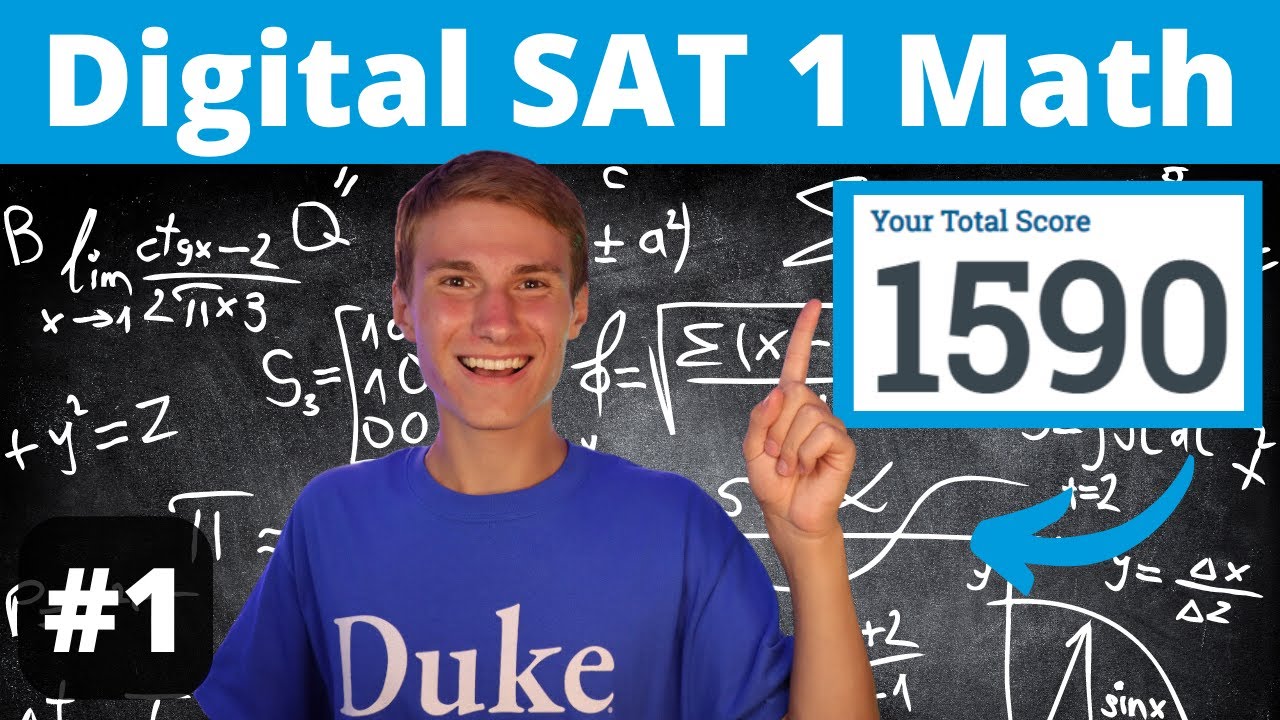800 SAT Math Scorer - Math Walkthrough - Digital SAT Practice Test 1