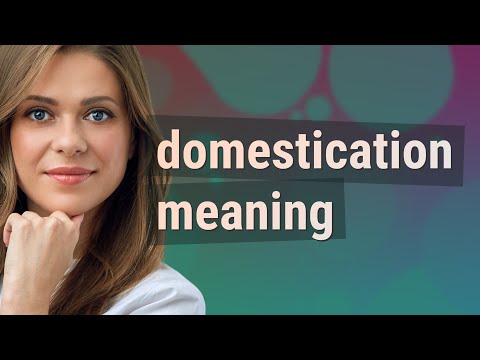 Domestication | meaning of Domestication