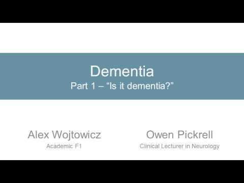 Dementia Part 1