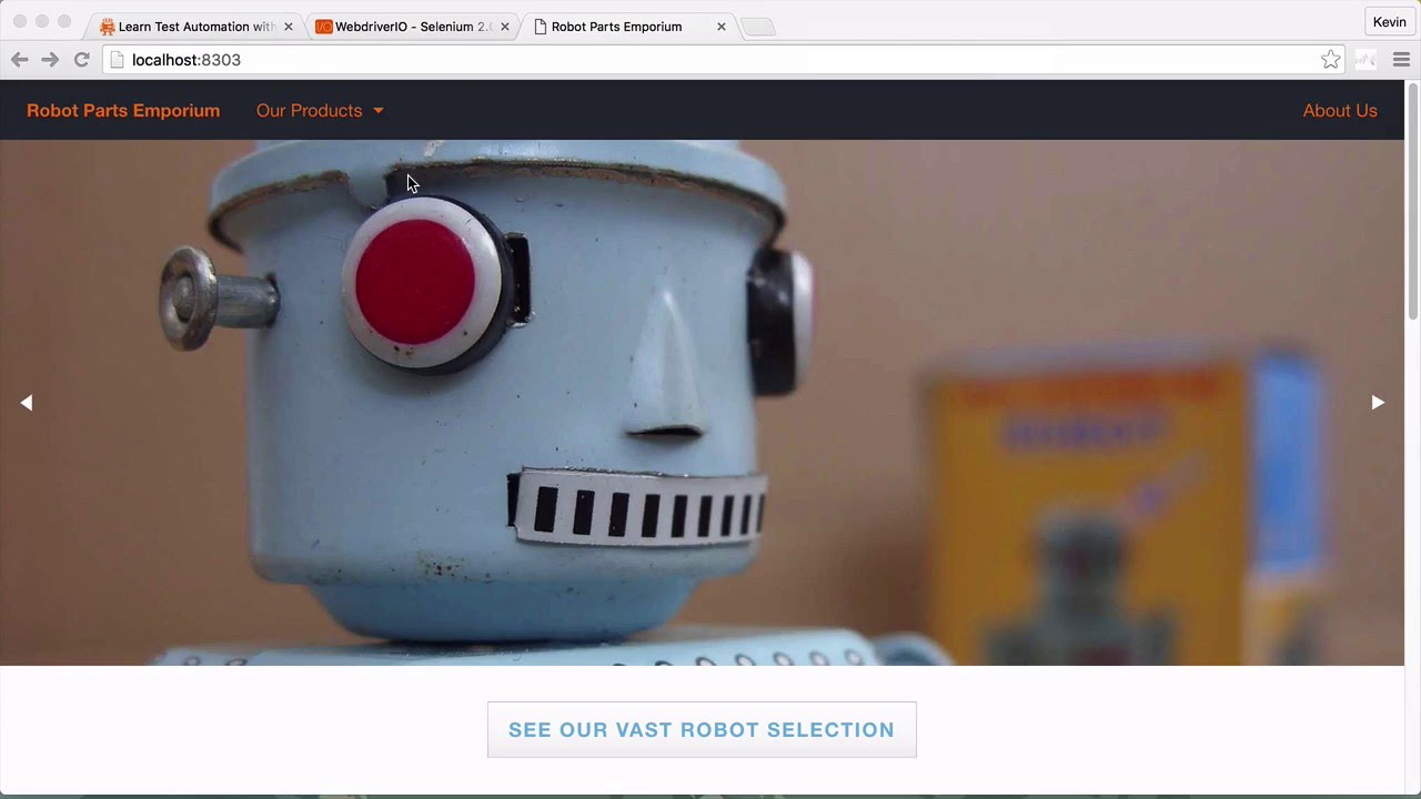 Automate your testing with WebdriverIO