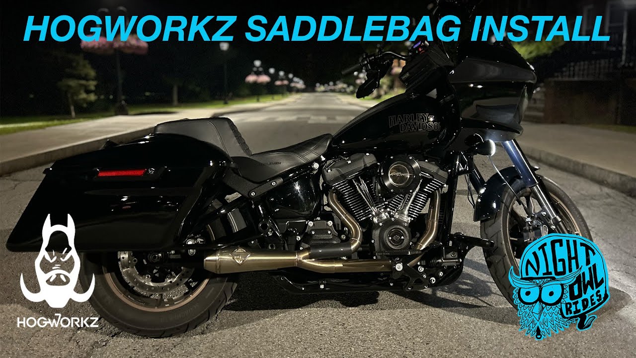 HOGWORKZ SOFTAIL SADDLEBAG INSTALL VIDEO
