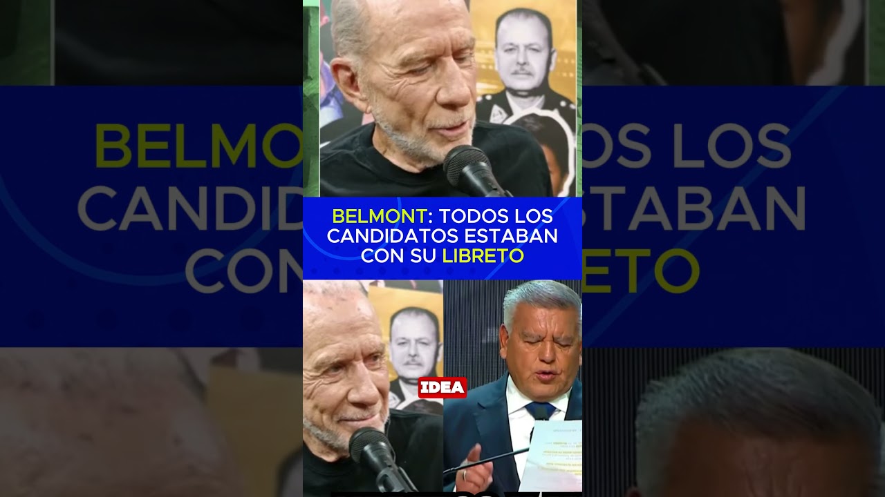 Belmont: The candidates arrived at the debate with prepared scripts.